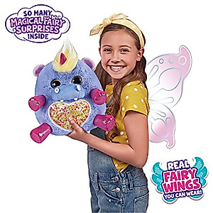 Rainbocorns Fairycorn Kitty Surprise by ZURU - 11" Plush Stuffed Animal, Fairy Wings, Unicorn Slime, Sequin Heart, Ages 3+ for Girls