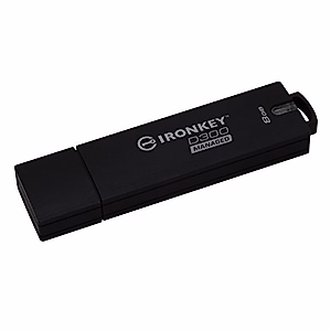 Kingston IronKey 8GB D300SM USB 3.1 Flash Drive - 8 GB - USB 3.1-256-bit AES - TAA Compliant