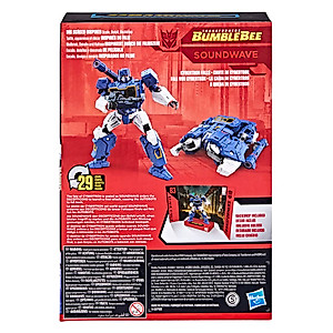 Transformers Toys Studio Series 83 Voyager Class Bumblebee Soundwave Action Figure - Ages 8 and Up, 6.5-inch