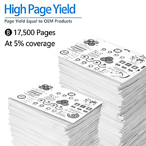 NineLeaf High Yield Compatible for HP 14X CF214X Toner Cartridge use in Laser Jet Enterprise 700 M712 M725 Printer (3 Pack Black)