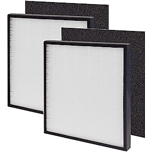 Nispira FLT5900 Filter J True HEPA + Carbon Filter Set Replacement Compatible with GermGuardian FLT5900 Filter J Air Purifier AC5900WCA and AC5900WDLX 2 Packs