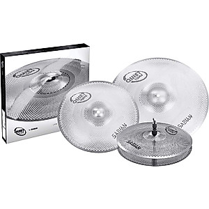 SABIAN Quiet Tone Practice Cymbals Set Qtpc502