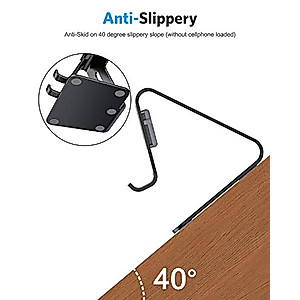 OMOTON Stand for Apple Watch - 2 in 1 Universal Desktop Stand Holder for iPhone 14 13 12 11 All Series and Apple Watch Series 8/SE2/7/6/SE/5/4/3/2 (Both 38mm/40mm/41mm/42mm/44mm/45mm) (Black)