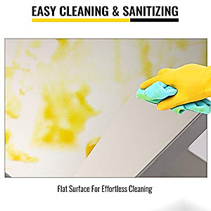 VEVOR Double Overshelf, Double Tier Stainless Steel Overshelf, 36 in. Length x 12 in. Width Double Deck Overshelf, Height Adjustable Overshelf for Prep & Work Table in Kitchen, Restaurant