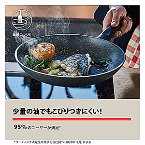 Ballarini 75001-778 Ferrara Deep Frying Pan, 11.0 inches (28 cm), Frying Pan, Compatible with Induction and Gas Stoves, Granitium 5-Layer Coating, Made in Italy