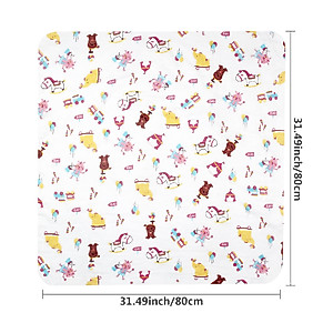 Koo-dib Muslin Baby Receiving Wrap Swaddle Blanket, Baby Swaddlers Blankets 0-3 Months Muslin Receiving Swaddle Blankets Neutral, Set of 5 30x30 Inches