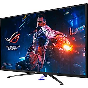 ASUS ROG Swift PG43UQ 43” 4K HDR DSC Gaming Monitor, (3840 x 2160), 144Hz, G-SYNC Compatible, 1ms, Eye Care, DisplayHDR 1000, DisplayPort HDMI USB, Aura Sync, BLACK