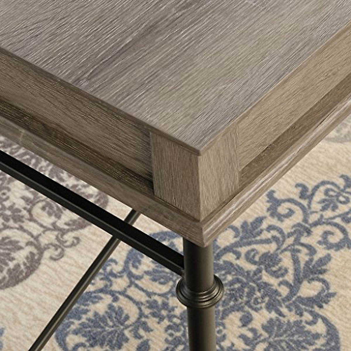 Sauder Canal Street Console Desk, Northern Oak finish