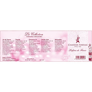 Charrier Parfums - 5 Eaux de Parfum Gift Set - "La Collection" - 54.1 ml - Made in Provence, France