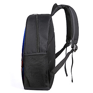 Troishui 3D Printed Boys and Girls Game Backpack Travel Bags Cartoon Novelty Daily Backpack A4-One Size