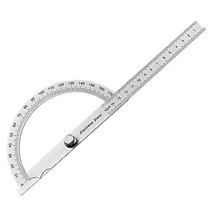 Digital and Analog protractors,Angle Protractor,Angle Finder,Digital Display Angle Ruler Protractor Woodworking Ruler Angle 360degrees+ 180 Degrees Adjusting Semicircle Divider Protractor Angle Ruler
