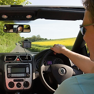 SZJHKJ Baby Car Mirror, Safety Car Seat Mirror for Infants, Wide Crystal Clear View, No Assembly Required, Adjustable, Crash Tested and Anti-Fall Double Seat Belt