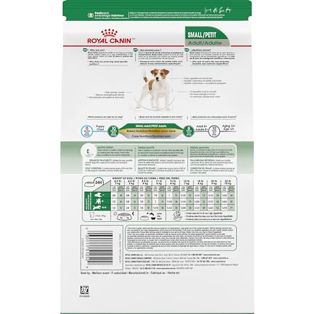 Royal Canin Small Breed Adult Dry Dog Food, 2.5 lb bag