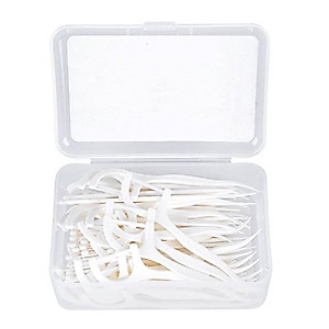 cleanpik Teeth rods affordable bow-shaped ultra-fine flat thread toothbrush bare tooth toothbrush dental floss (6 box)