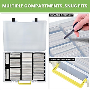 ALKOO 2200+ Large Trading Card Storage Box Case Holder for Kids Against Maturity, C.A.H MTG Deck Organizer for Cards Against Humanity/for Magic The Gathering Sports Cards& Expansions