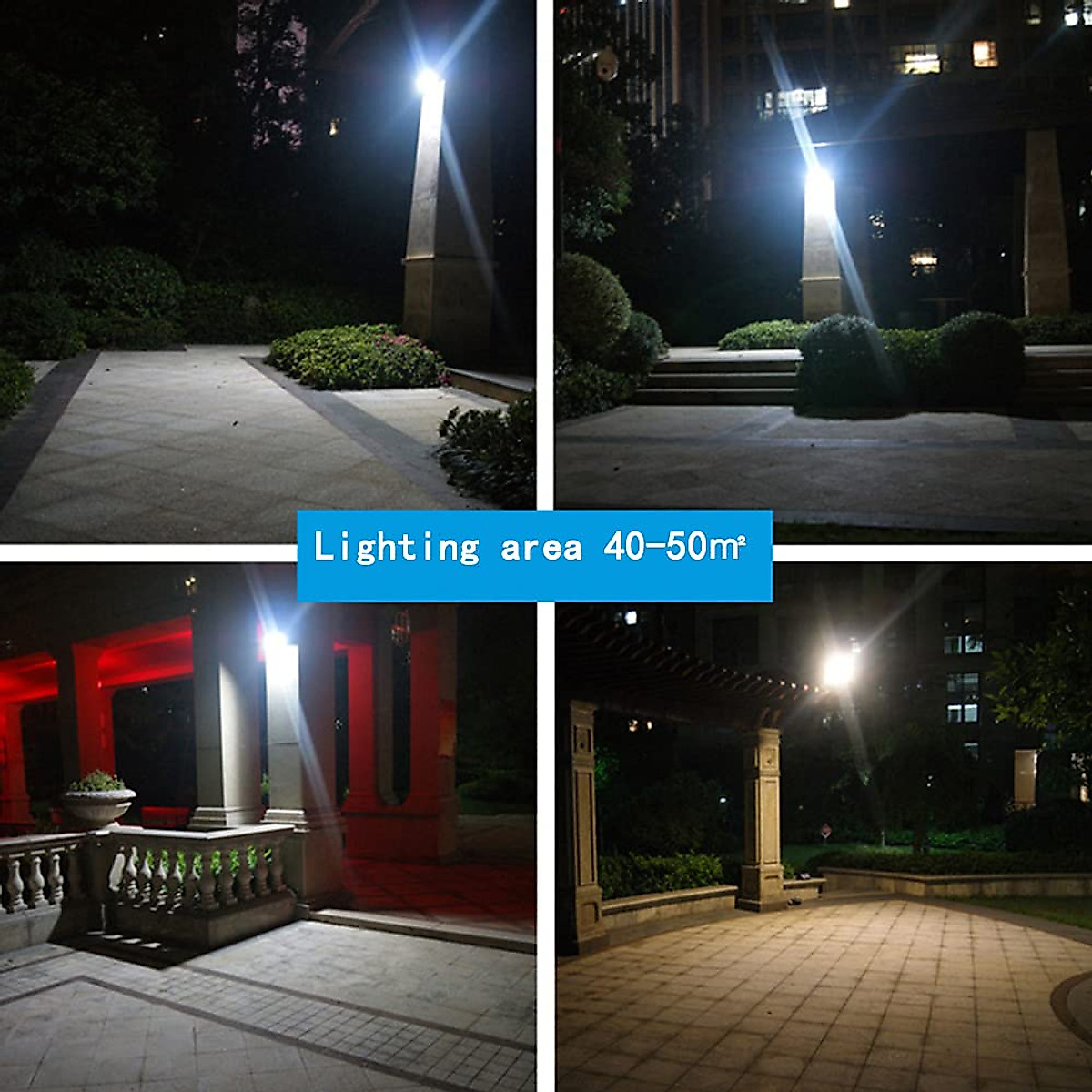 ZHUANYIYI Outdoor Solar Wall Light, Garden Wall Landscape Lighting, Home Garden Pavement Decoration Waterproof Night Light