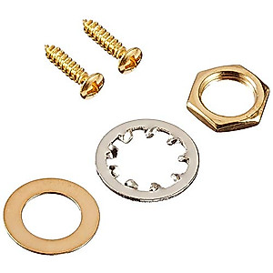 Fender Guitar Jack Plate Gold