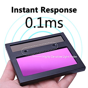 Watris Veiyi Auto Darkening Welding Lens, Solar Welding Lens Panel, Welding Helmet Mask Lens for Welding Helmet Lens Replacement