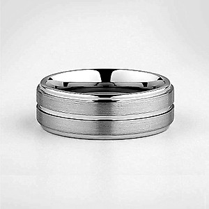 Chengukeji Titanium Steel Band Ring, Supernatural Dean's Amulet Ring for Men & Women, Hypoallergenic, Size 6, Silver