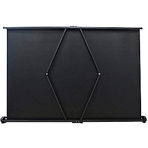 Cocar 50" Portable Projection Screen for Mini/Professional LED/LCD/DLP Projector Self Standing Pull-Out Style Indoor Outdoor Home Cinema Meeting - 4:3/16:9