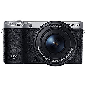 Samsung Electronics EV-NX500ZBMIUS NX500 28 MP Wireless Smart Compact System Camera with Included Kit Lens