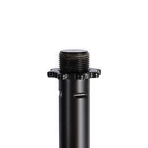 On-Stage MS7700B Tripod-Base Mic Stand (Setup for Vocal and Instrument Microphones, Adjustable Height, 5/8″-27 Threading, Portable, Folding, Nonslip Rubber Feet, Cable Clip, Steel, Black)