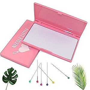 1 Piece Sewing Storage Case Magnetic Needle Storage Case Portable Magnetic Needle Keeper Cross Stitch Sewing Knitting Pin Holder Case Organizer