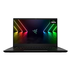 Razer Blade 15 Gaming Laptop: NVIDIA GeForce RTX 3070 Ti - 12th Gen Intel Core i7 CPU - 15.6'' FHD 360Hz - 16GB DDR5 RAM - 1TB PCIe SSD - Windows 11 - Chroma RGB - Thunderbolt 4 (Renewed), Black