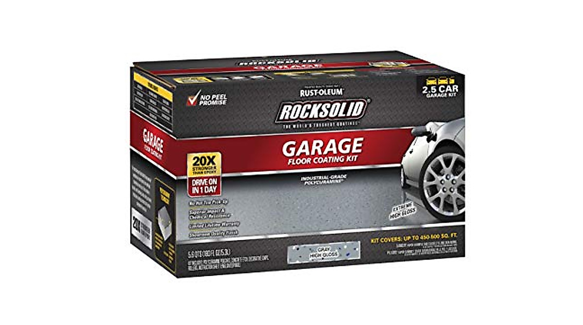 Rust-Oleum Rocksolid Garage Floor Coating | 20X Stronger