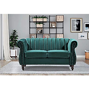 US Pride Furniture S5647-SF+LV Sofas, Green