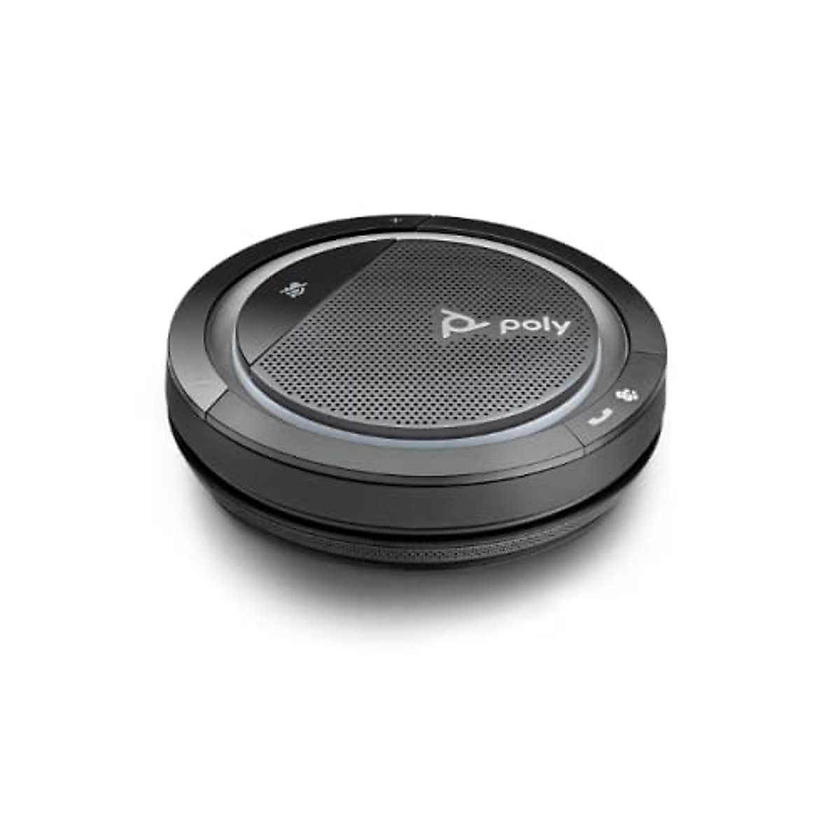 Poly Calisto 5300 Personal Bluetooth Speakerphone (Plantronics) - Connect to PC/Mac via USB-A and Cell Phone via Bluetooth - Works with Teams (Certified), Zoom, and More