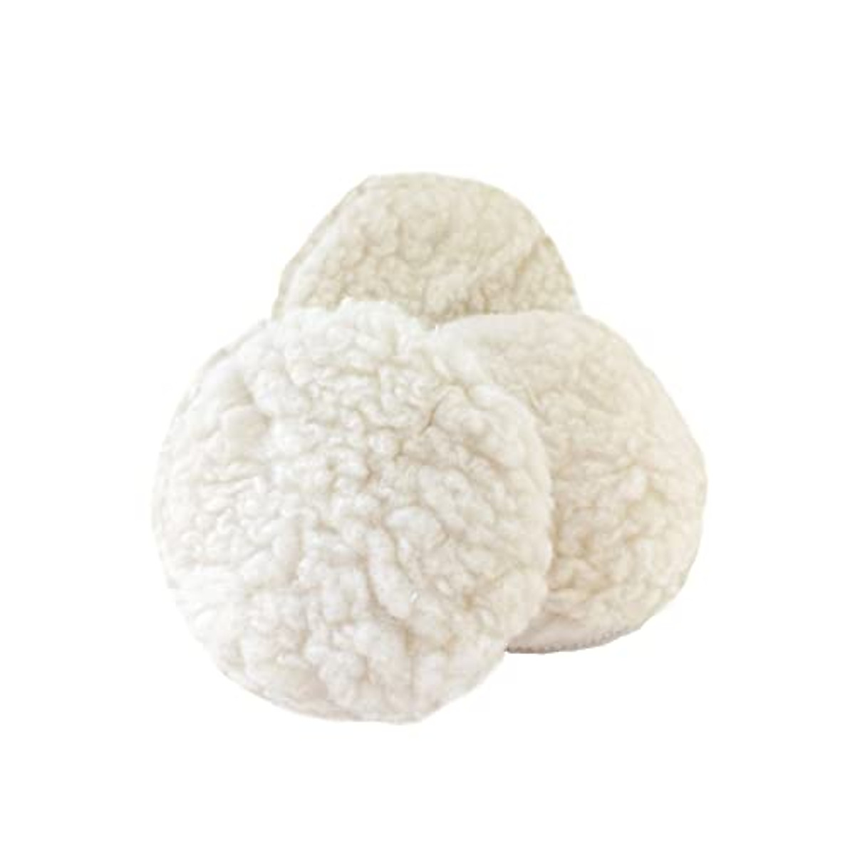 TechDiamondTools Wool Polishing Buffer and Wheel Polishing Pad Woolen Polishing Waxing Pads Kit 3 Pieces with 5/8 Drill Adapter 150mm