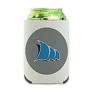 College of Coastal Georgia Secondary Logo Can Cooler - Drink Sleeve Hugger Collapsible Insulator - Beverage Insulated Holder
