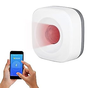 Sonew Pir Motion Sensor,Infrared Motion Detector with All-Round, Blindspot- Coverage for Indoor or Outdoor Use