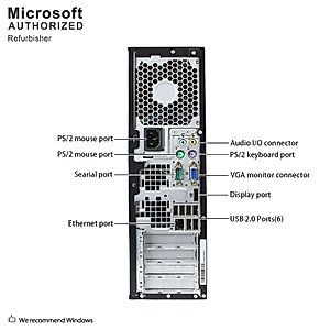 HP Elite 8200 SFF High Performance Business Desktop Computer Intel Quad Core i7 up to 3.8GHz Processor 2TB HDD 16GB DDR3 Memory DVD Windows 10 Professional (Renewed) (16GB)