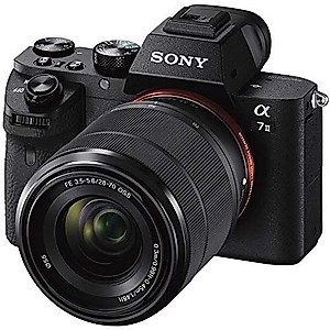 Sony Alpha A7 II Digital Camera & 28-70mm FE OSS Lens with 64GB Card + Battery + Backpack + Strap + Tripod + Flash + Tele & Wide Lens Kit