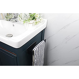 TocTen Hand Towel Bar/Towel Ring, No Drilling Stick on Wall Hand Towel Holder, SUS 304 Stainless Steel Hand Towel Rod, Strong Self Adhesive Hand Towel Hanger/Rack for Bathroom Kitchen