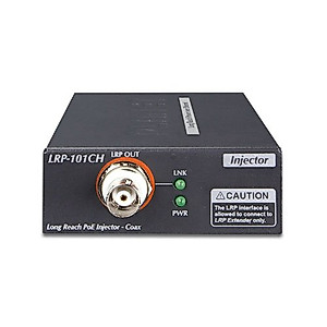 Planet LRP-101C-KIT 1-Port Long Reach POE over Coax Extender Kit (LRP-101CH + LRP-101CE), -20 to 70 Degree C, up to 1KM