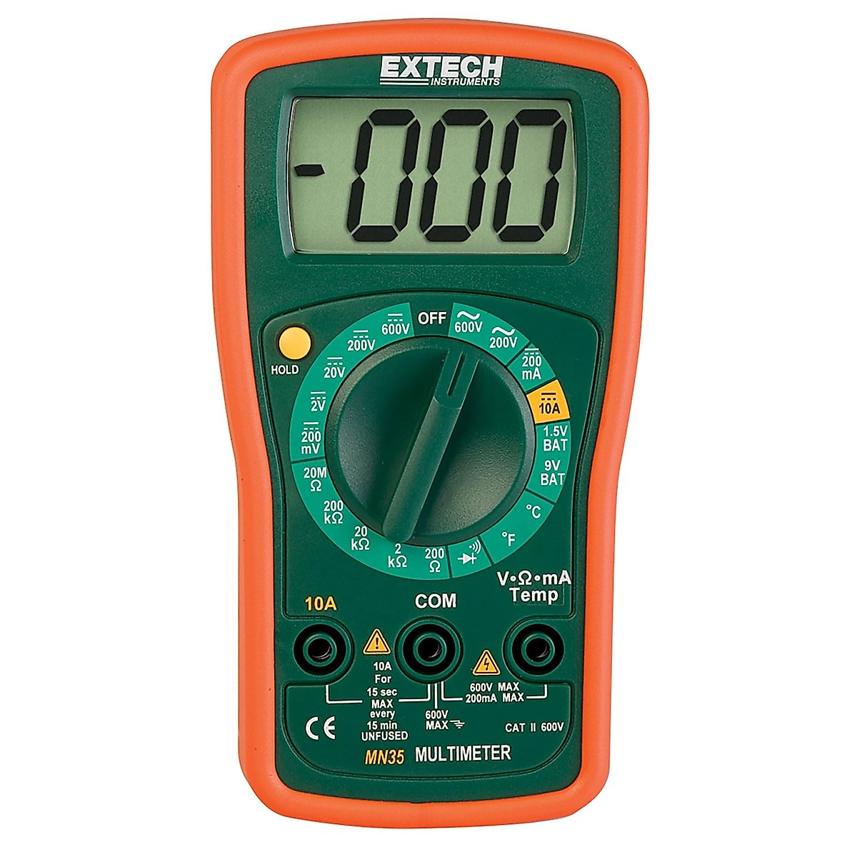 Extech Instruments Manual Ranging Digital Mini Multimeter
