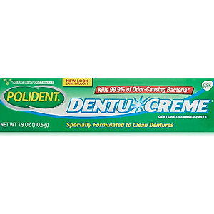 Polident Dentu Creme Denture Toothpaste, 3.9 oz