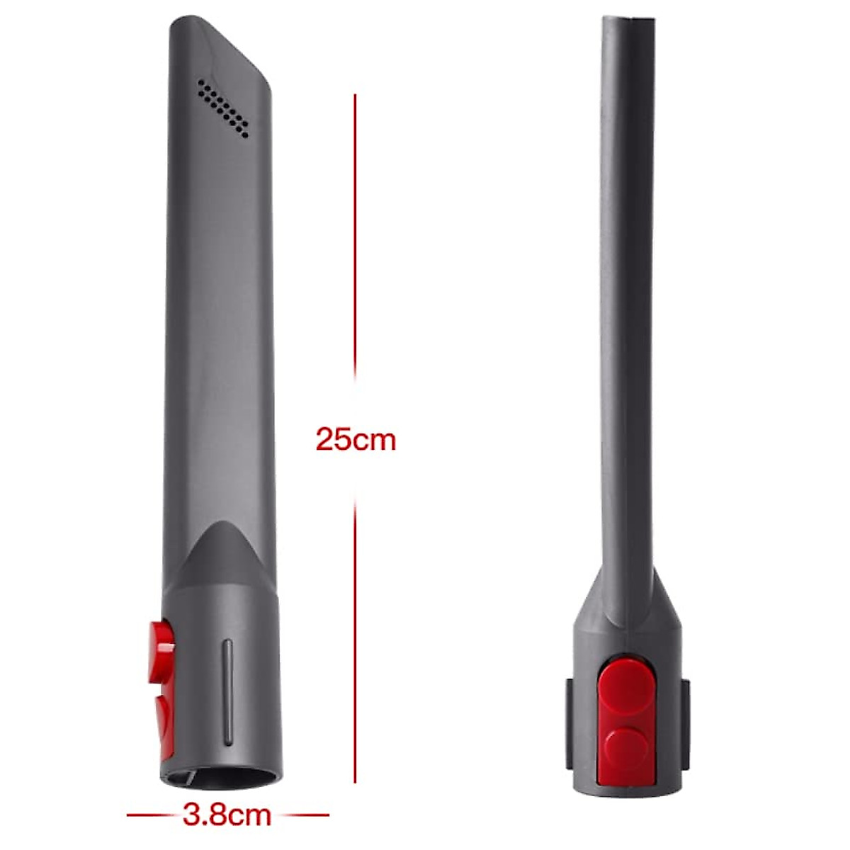 Tool Attachment Compatible with Dyson V15, V12, V11, V10, V8, V7 Vacuum Cleaner Accessories Replacement Parts Brush Nozzle, Stubborn Dirt Mattress Tool, Soft Dusting (Crevice Tool)