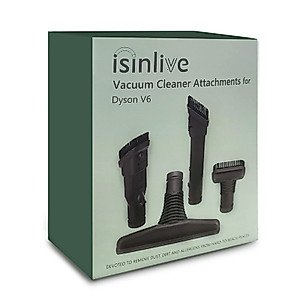 isinlive Motorhead Replacement for Dyson V6 DC30 DC31 DC34 DC35 DC39 DC41 DC44 DC45 DC52 DC58 DC59 DC61 DC62 DC63 DC74 Attachments Home Cleaning Tools Brush Kit