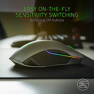 Razer Lancehead - Wireless Gaming Mouse: 16, 000 DPI Laser Sensor - Chroma RGB Lighting - 8 Programmable Buttons - Mechanical Switches