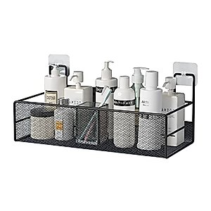 Shower Caddy, Shower Shelves, Adhesive Shower Organizer No Drilling, Large Capacity, Rustproof Bathroom Shower Organizer, Shower Shelf for Inside Shower