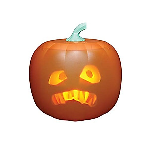 Mindscope Jabberin Jack Talking Animated Pumpkin with Built in Projector & Speaker Plug'n Play