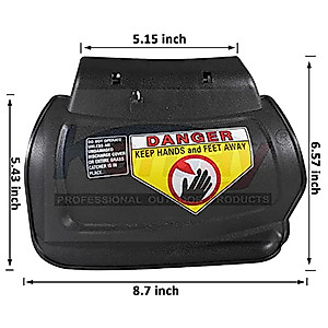 Karbay 987-02516A Hinged Mulching Plug Assembly-Replacement Part 987-02516, Compatible with Troy-Bilt, Cub Cadet, Yard Machines, and Other Top Models Mower