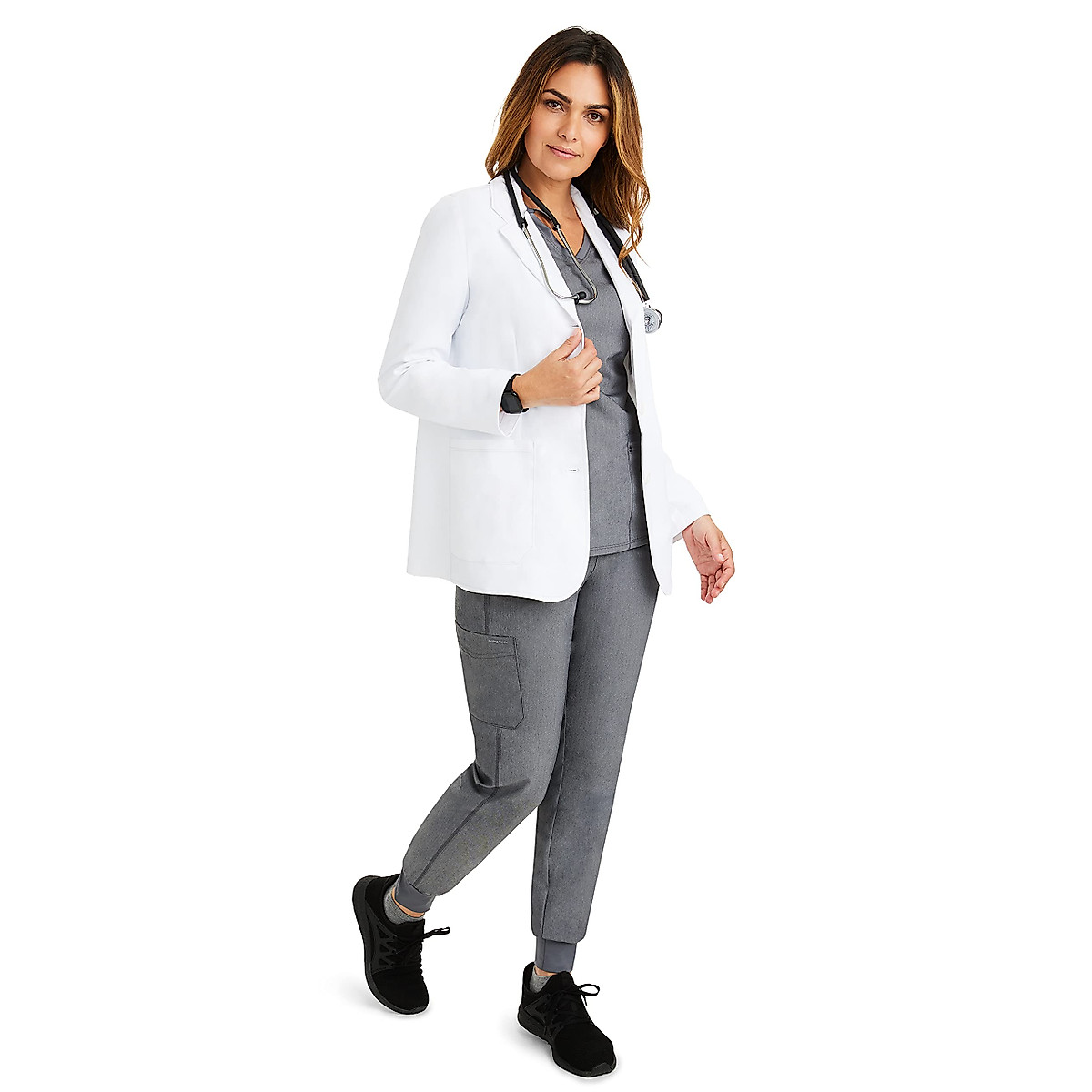 Healing Hands White Lab Coat 5 Pocket 5160 Flo Full Sleeve Women's Consult Lab Coat The White Coat Minimalist Collection White 3XL