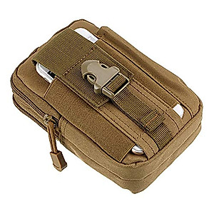 Toxz Portable Carrying Waterproof Outdoor Waist Pocket Bag,Nylon Material,Military Belt Bag Purse,Outdoor Sport Waist Bag/Phone Pocket