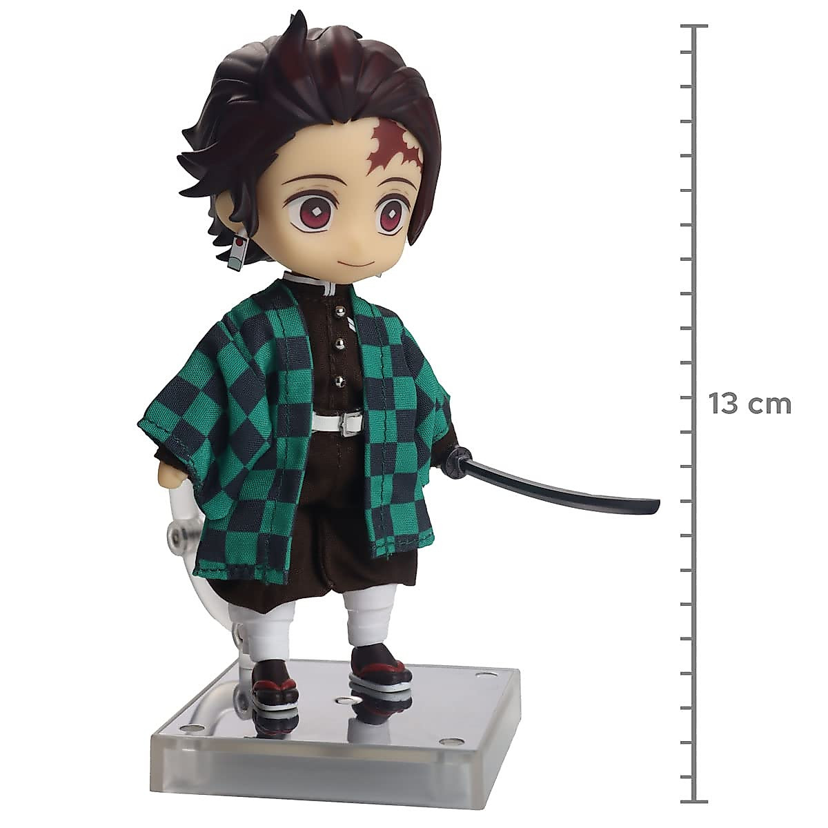 Good Smile Demon Slayer: Kimetsu no Yaiba: Tanjiro Kamado Nendoroid Doll Action Figure, Multicolor
