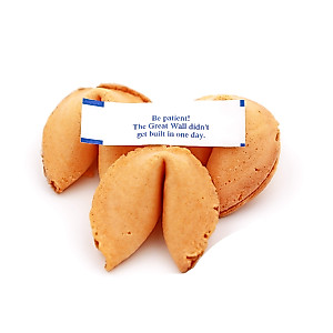 Sky | Fortune Cookies 100Pk | Premium USA Baked, Bulk Fortune Cookies Individually Wrapped, Fortune Cookie Rounds, Fresh Cookies, Chinese Fortune Cookies, Chinese New Year Snacks